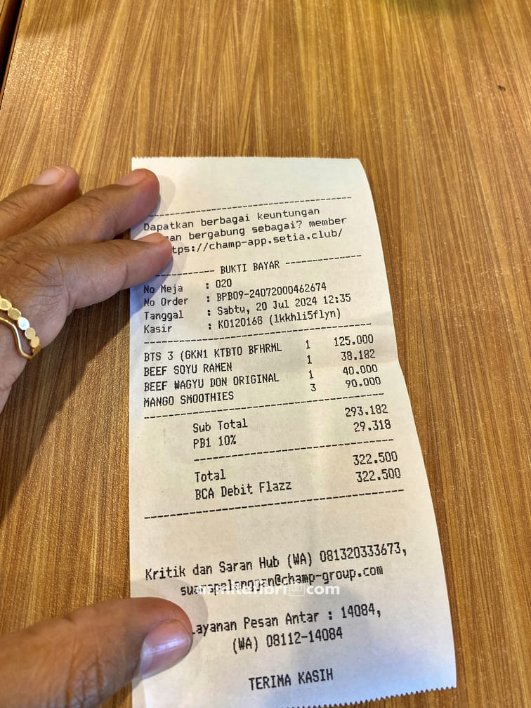 Gokana Ramen Teppan Menu dan Harga 2025 - Armita Fibri